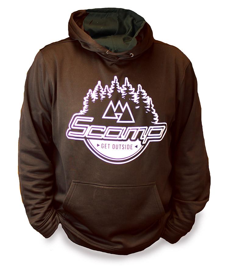SCAMP SWEATSHIRT BLACK SMALL