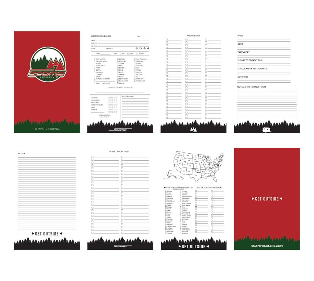JOURNAL, CAMPING JOURNAL - SCAMP